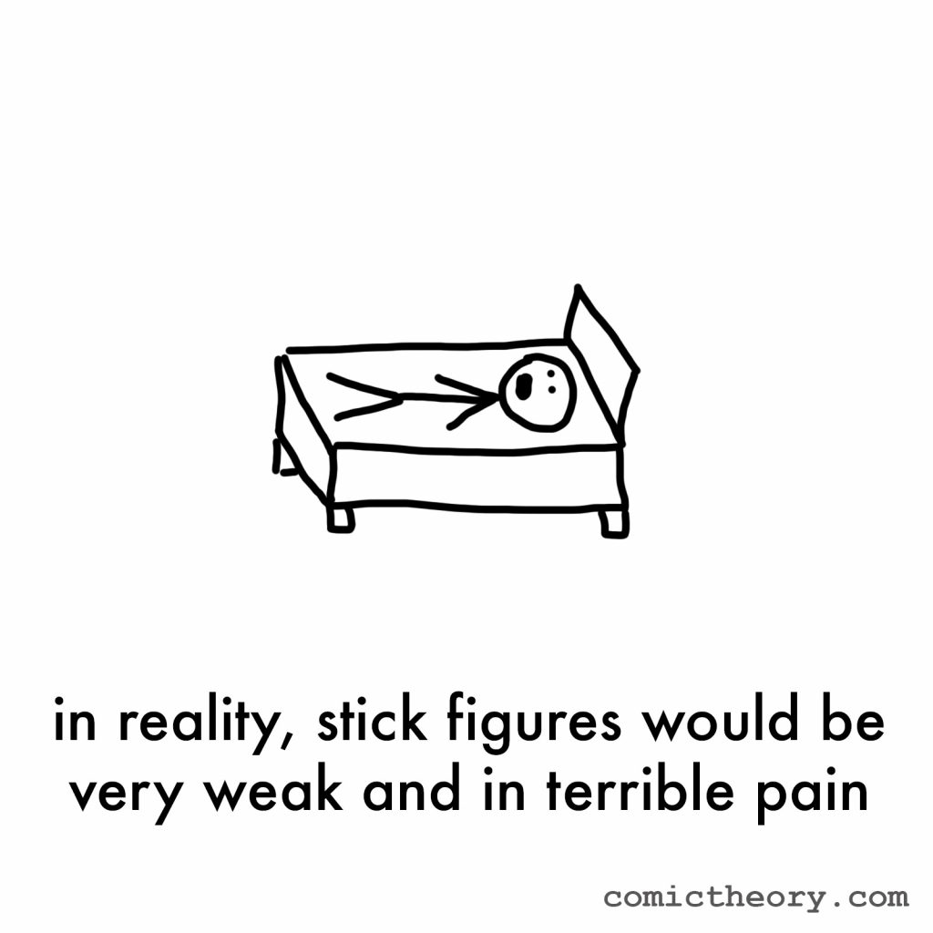 stick figure problems - comic theory